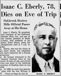 Spirit of Stone Manor; The Eberly Estate - Berks Nostalgia