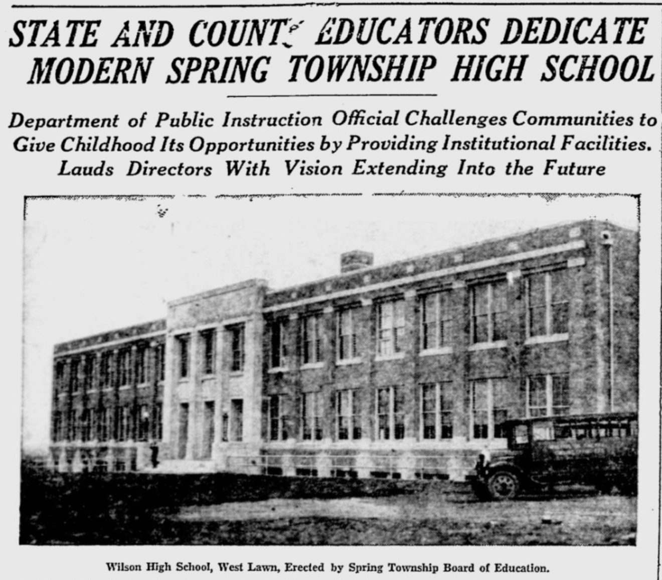 Wilson High School - Berks Nostalgia